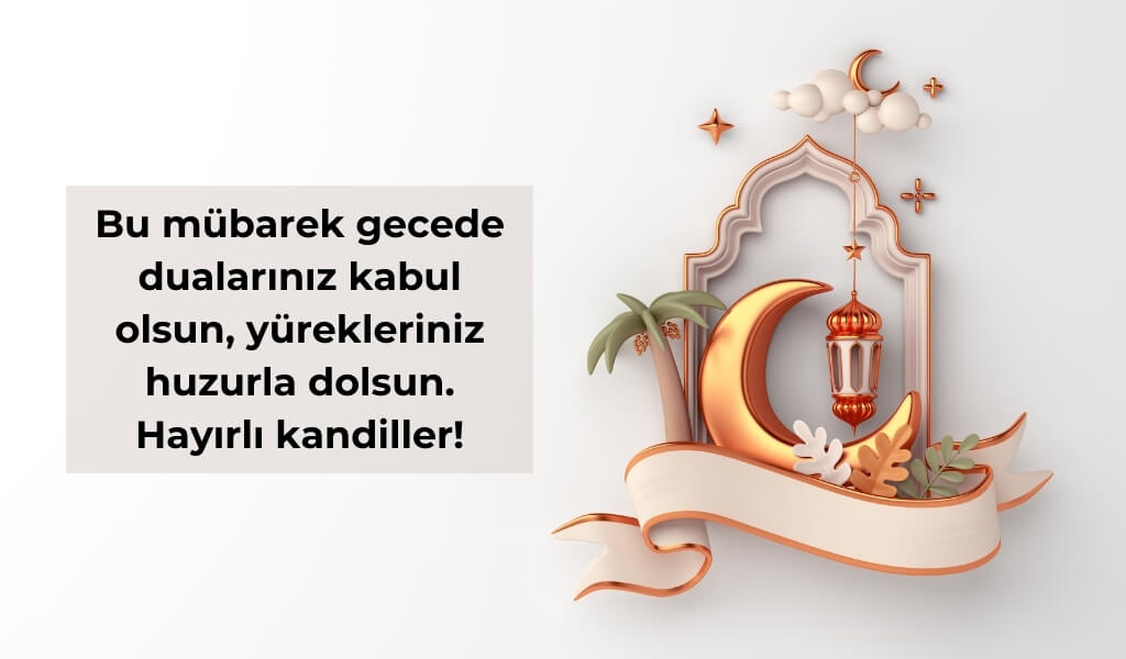 Kandil Mesajları - Hayırlı Dualar İçeren Resimli Kandil Mesajları - Muhiku