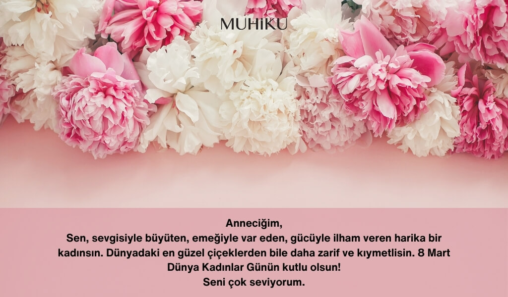 8 Mart Dünya Kadınlar Günü için Tebrik Kartı Örnekleri - Muhiku