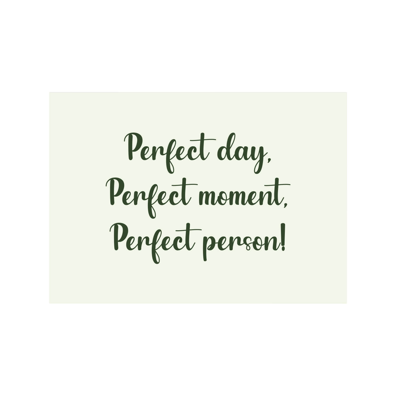 Perfect Motto Kartı - Muhiku